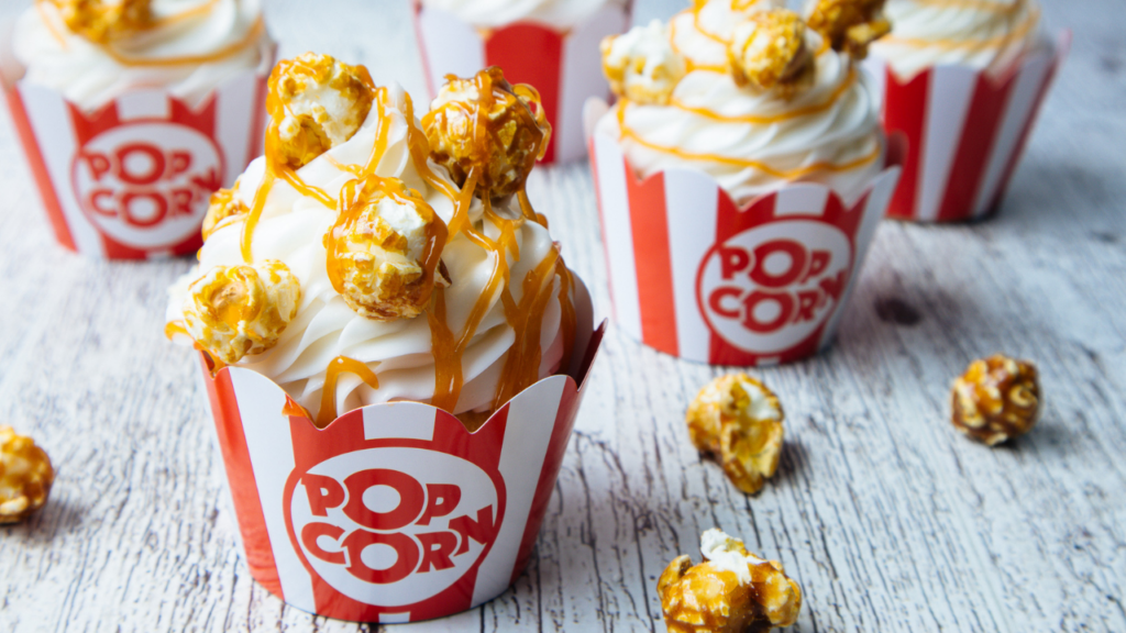 Recipes - Caramel Corn Cupcake - Cupcakes so Sweeet!